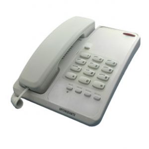 Interquartz Voyager Hotel Phone - Light Grey - Handset Solutions