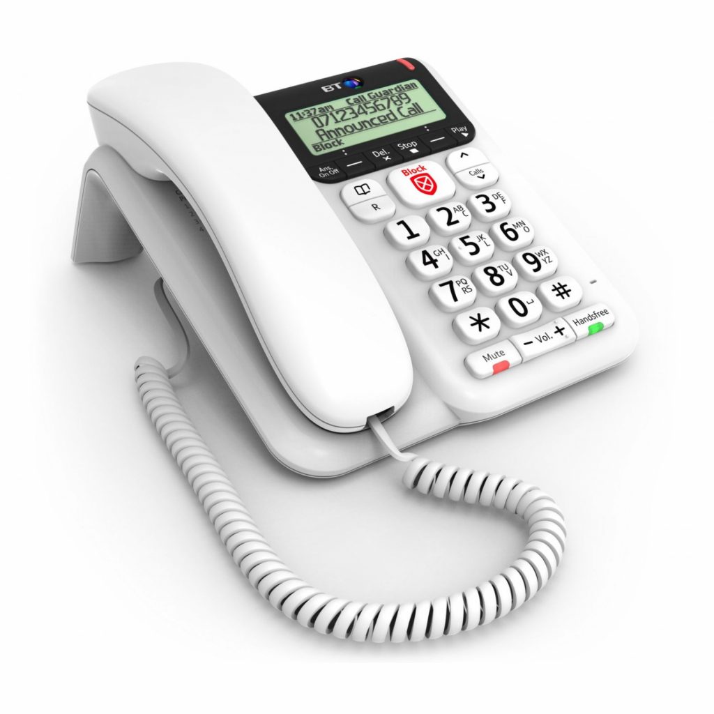 BT Decor 2600 Telephone - White - Handset Solutions